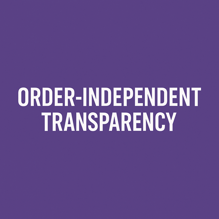 Order-Independent Transparency（OIT）详解 - 知乎