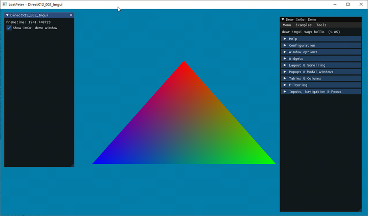 DirectX12学习例子002: directx12_002_imgui 集成ImGui界面库 - 知乎