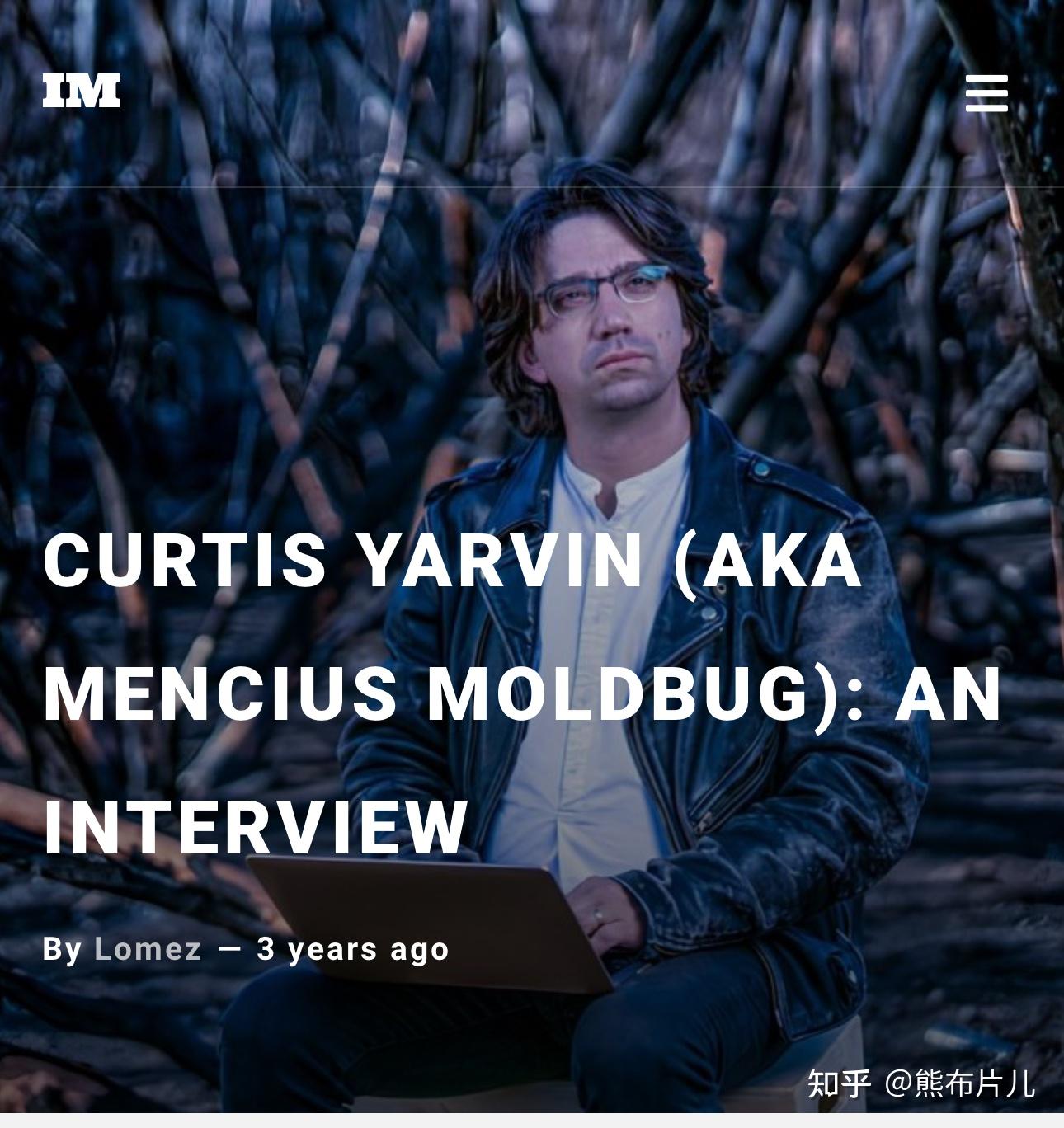 如何评价Curtis Yarvis(柯蒂斯·雅文)/Mencius Moldbug? - 知乎