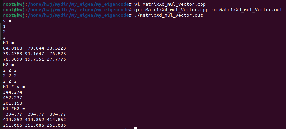 数值计算库Eigen：矩阵与向量、矩阵的乘法 - 知乎