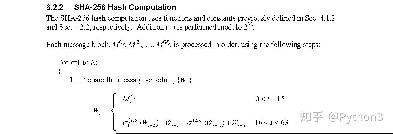 完整全面的Python SHA256算法原理和实现讲解 - 知乎