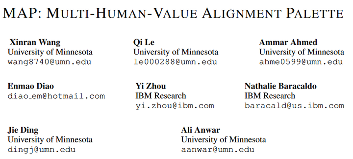 【AI alignment】Multi-Human-Value Alignment Palette - 知乎