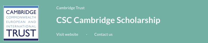 剑桥大学Cambridge-CSC国家留学基金委联合博士项目 - 知乎