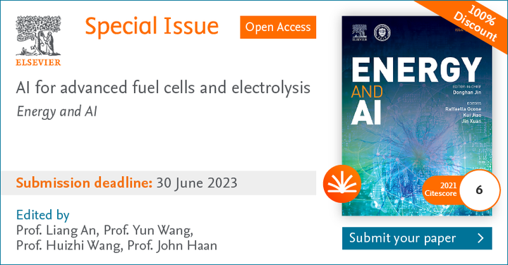 专题征稿｜Energy and AI：人工智能在先进燃料电池和电解池的应用 - 知乎