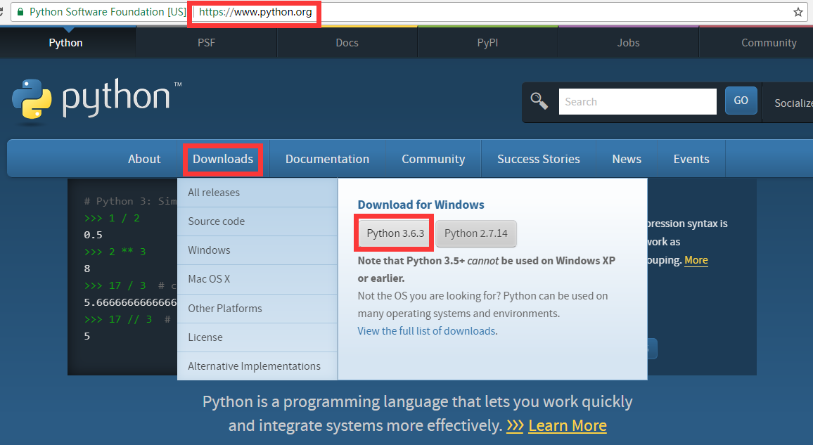 Python 3.6.3 官网 下载 安装 测试 入门教程 (windows) - 知乎