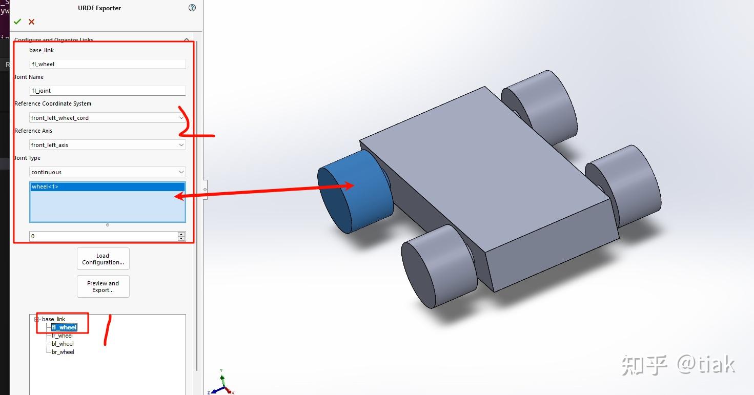 SolidWorks 生成 URDF, 在 Rviz2 中预览并导入Gazebo - 知乎