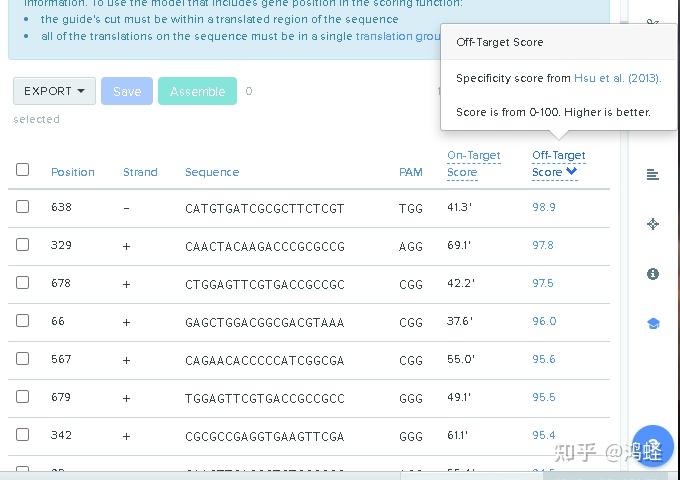 使用benchling网站设计sgRNA - 知乎