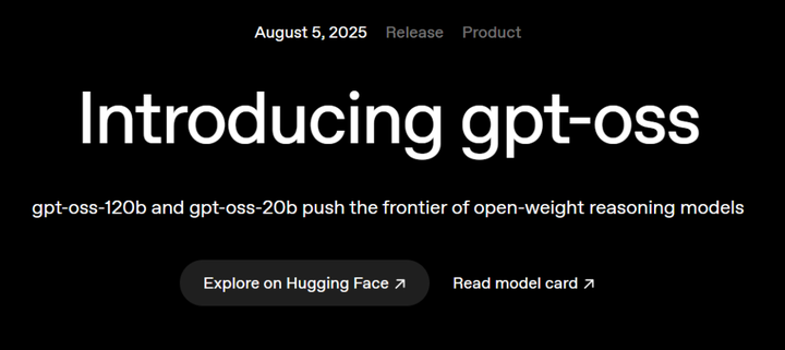 笔记本也能跑大模型了，OpenAI发布GPT-OSS开源模型，16GB内存就够用 - 知乎