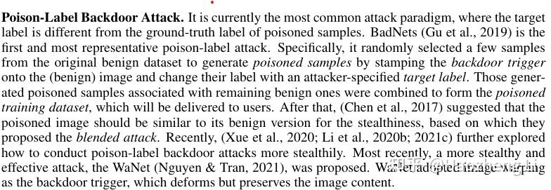 2024/1/5——BackdoorBench: A Comprehensive Benchmark of Backdoor Learning - 知乎