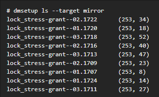 DMSETUP命令 - 知乎