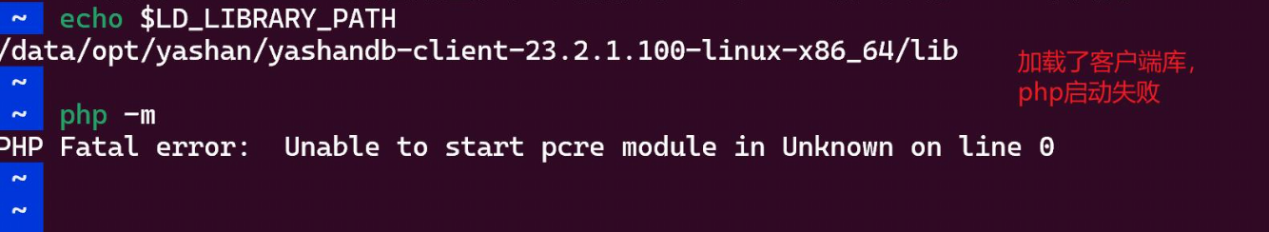 YashanDB|Ubuntu 加载 C 驱动后 PHP 启动失败?原来是“库冲突”惹的祸 - 讨论区 - 信创开放社区