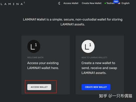 Lamina1测试网小白交互全套教程 - 知乎
