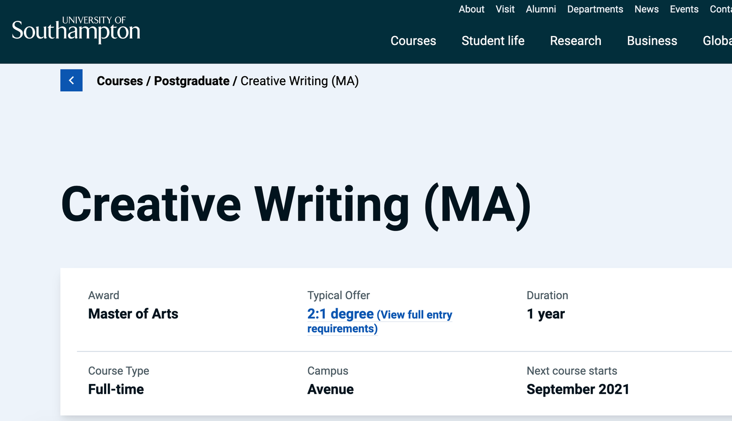 英国【创意写作】MA Creative Writing申请指南～（附各院校申请要求+学费） - 知乎