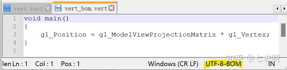 GLSL error: illegal non-ASCII character - 知乎