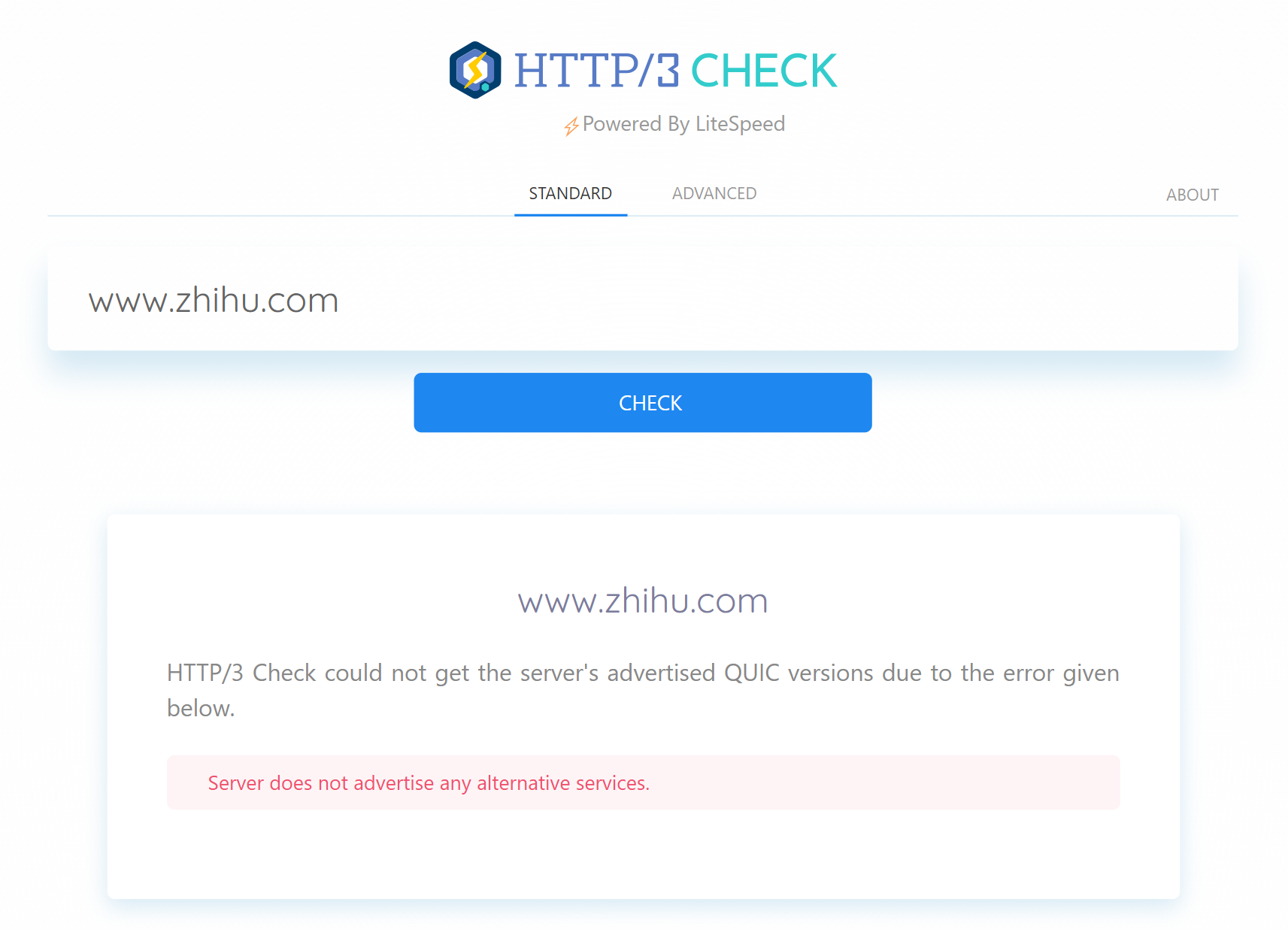 国内有什么网站启用了HTTP/3? - 知乎
