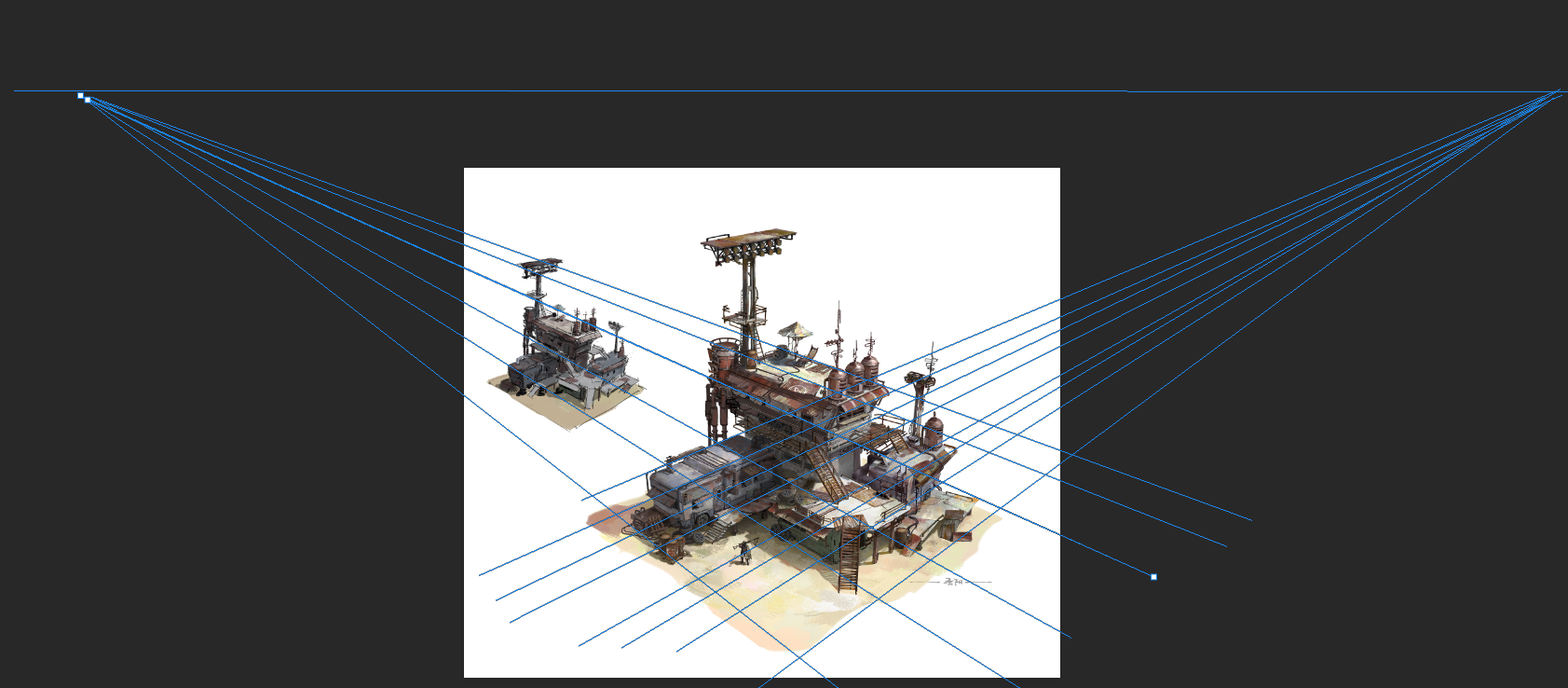 愉快的偷懒，PS中3种快速打透视线的方法 - 知乎