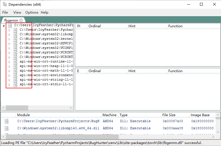 Windows Python 找不到指定的模块 Error loading xxx.dll or one of its ...