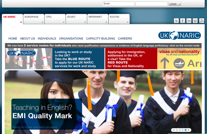 Useful Links - UK NARIC 学历认证网站 - 知乎