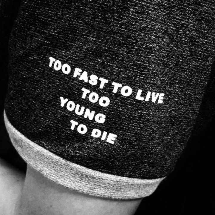 「Too fast to live, too young to die.」应该怎么理解呢？ - 知乎