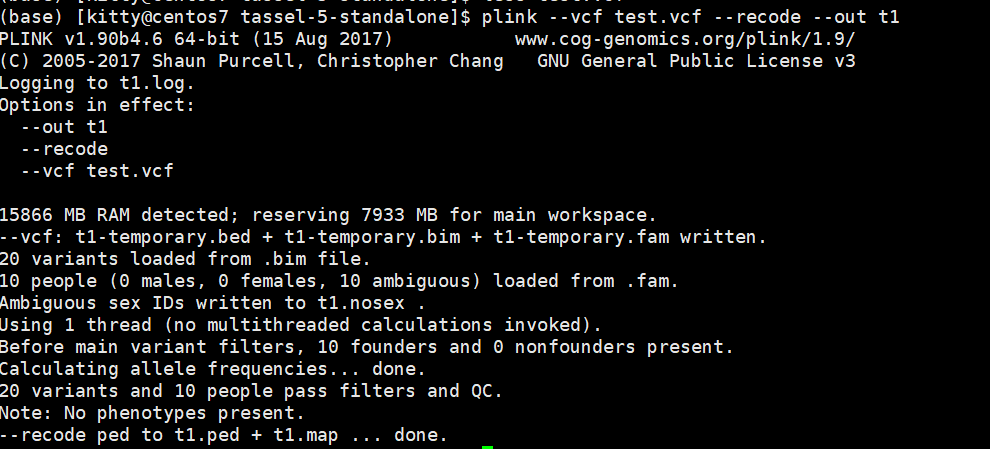 GBS hapmap 格式 转化为Plink格式方法 - 知乎