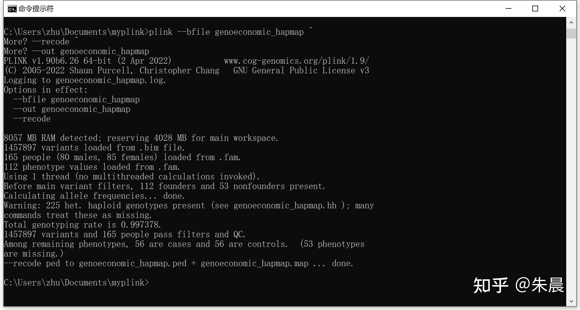 【GWAS神器教程1】PLINK在Windows系统中的安装和加载数据Step-By-Step - 知乎