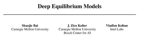 Deep Equilibrium Models - 知乎