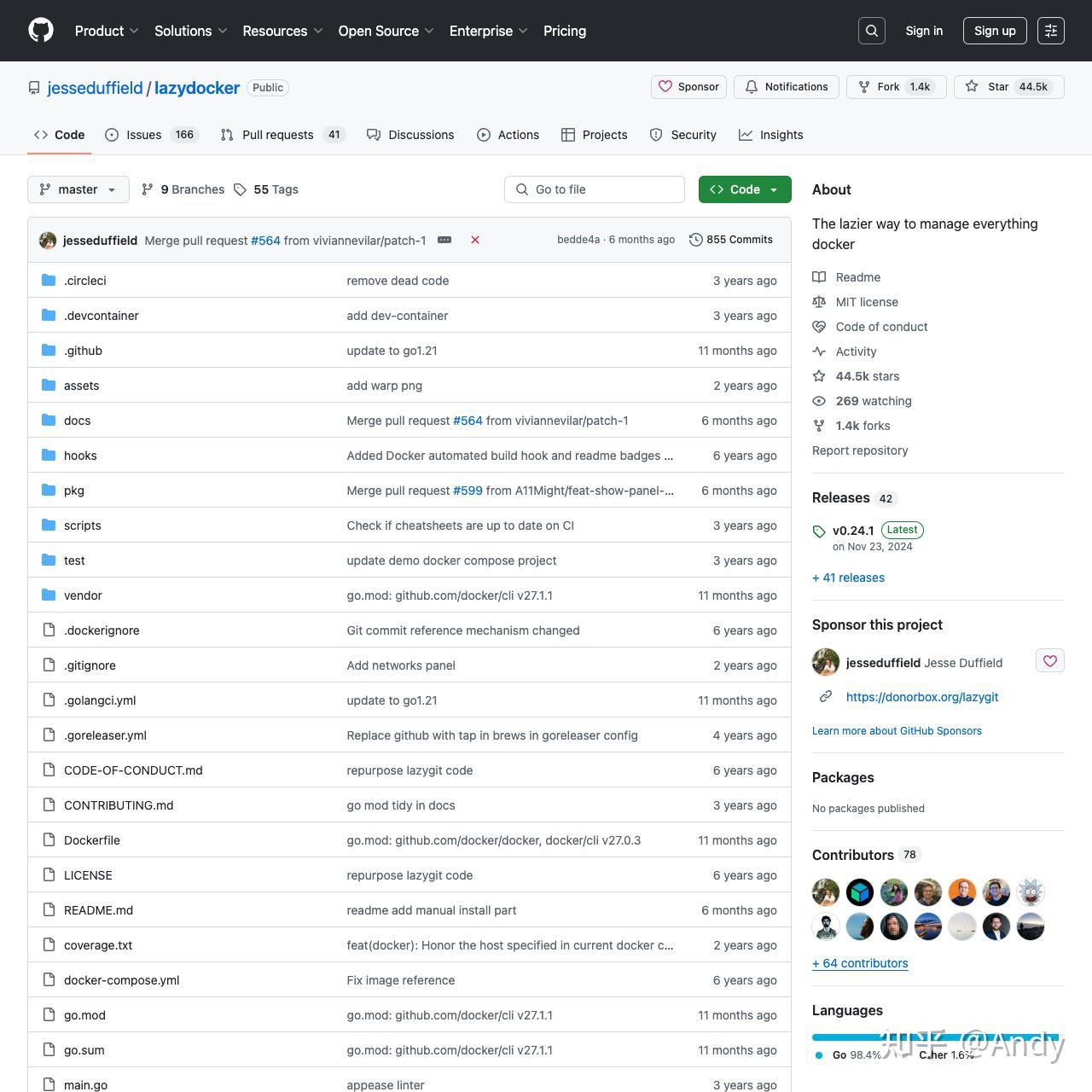 GitHub 44k星标 Docker可视化神器：从日志洪流到上帝视角 - 知乎