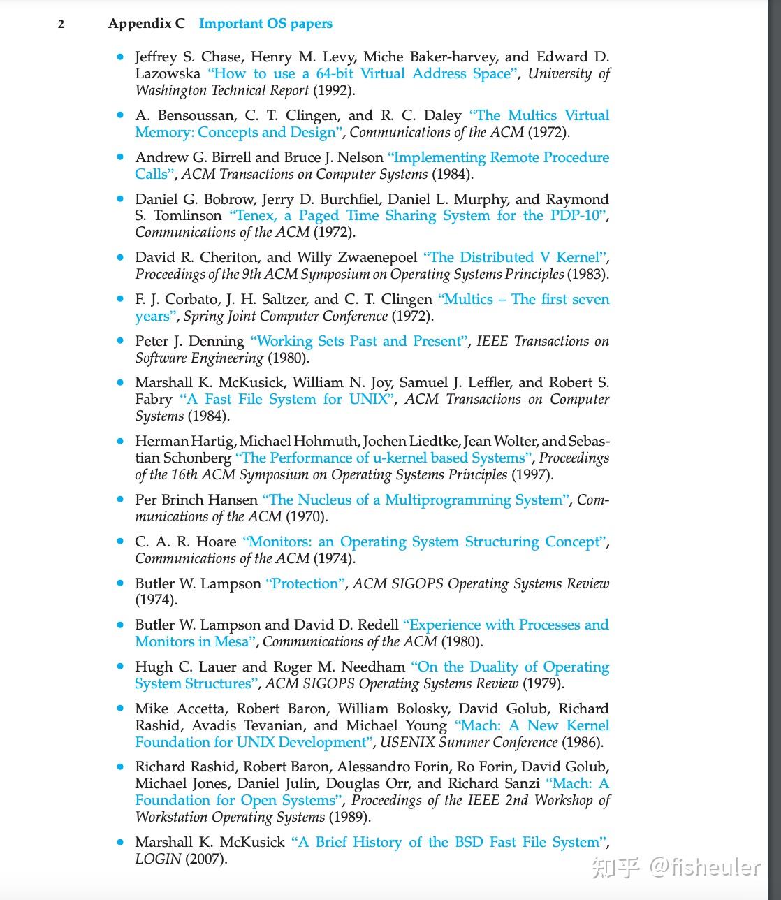 操作系统方向有哪些经典论文？ - 知乎