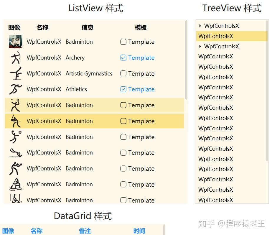 WPF上位机自定义控件系列：列表 WxListView - 知乎