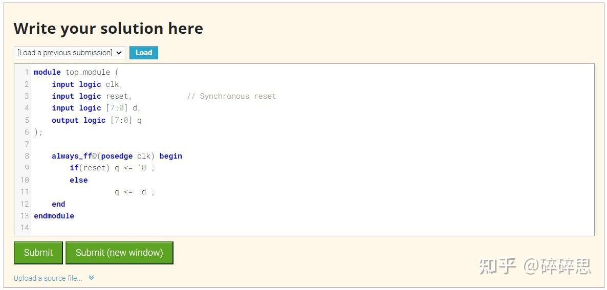 HDLBits: 在线学习 SystemVerilog（十四）-Problem 80-89（触发器和锁存器（1）） - 知乎