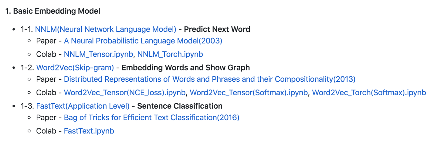 一个很赞NLP入门代码练习库（含Pytorch和Tensorflow版本） - 知乎