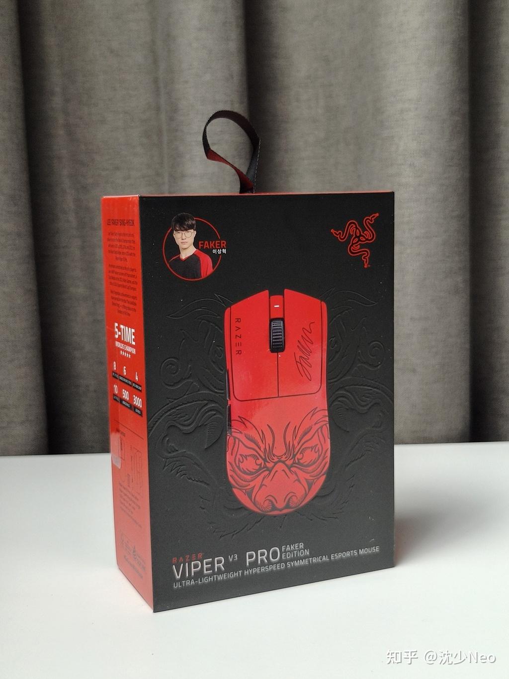 Faker的含金量还在上升！雷蛇毒蝰V3专业版 Faker限定款首发评测 - 知乎