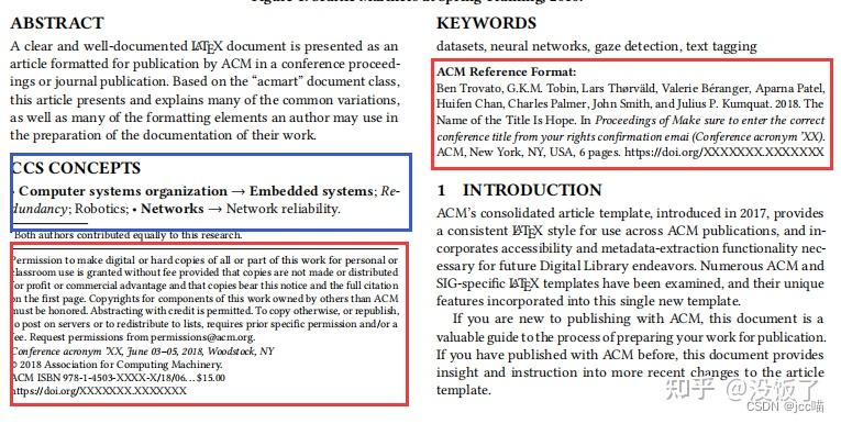 latex acm模板 sigconf模板 去掉左下角时间等ACM相关信息 - 知乎