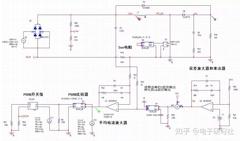 临界模式 PFC 和连续模式 PFC 的建模和仿真（一） - 知乎
