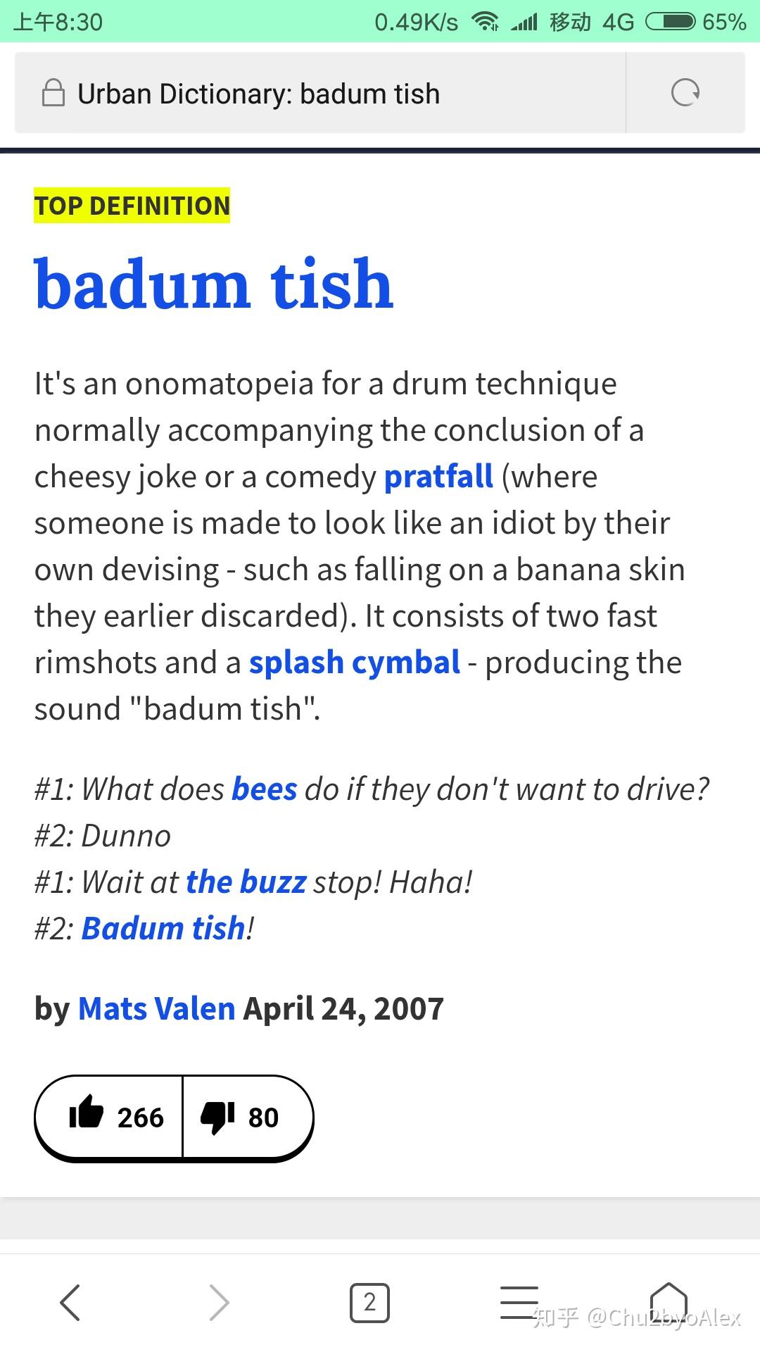 Badum-tish？ - 知乎