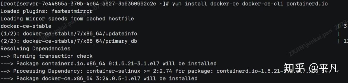 linux安装docker（centos7.6） - 知乎