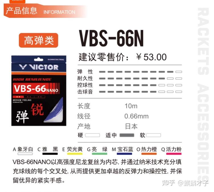 2024年羽毛球拍的线怎么选择【VBS70P/66N/70/69/68P】【XB63/BG65TI/BG95/BG80P】 - 知乎