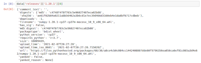 使用 Requests 访问 Python 包索引(pypi)的 Json Api Linux 中国 知乎