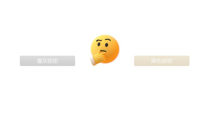 按钮不可点击状态该用置灰还是降低色彩？ - 知乎