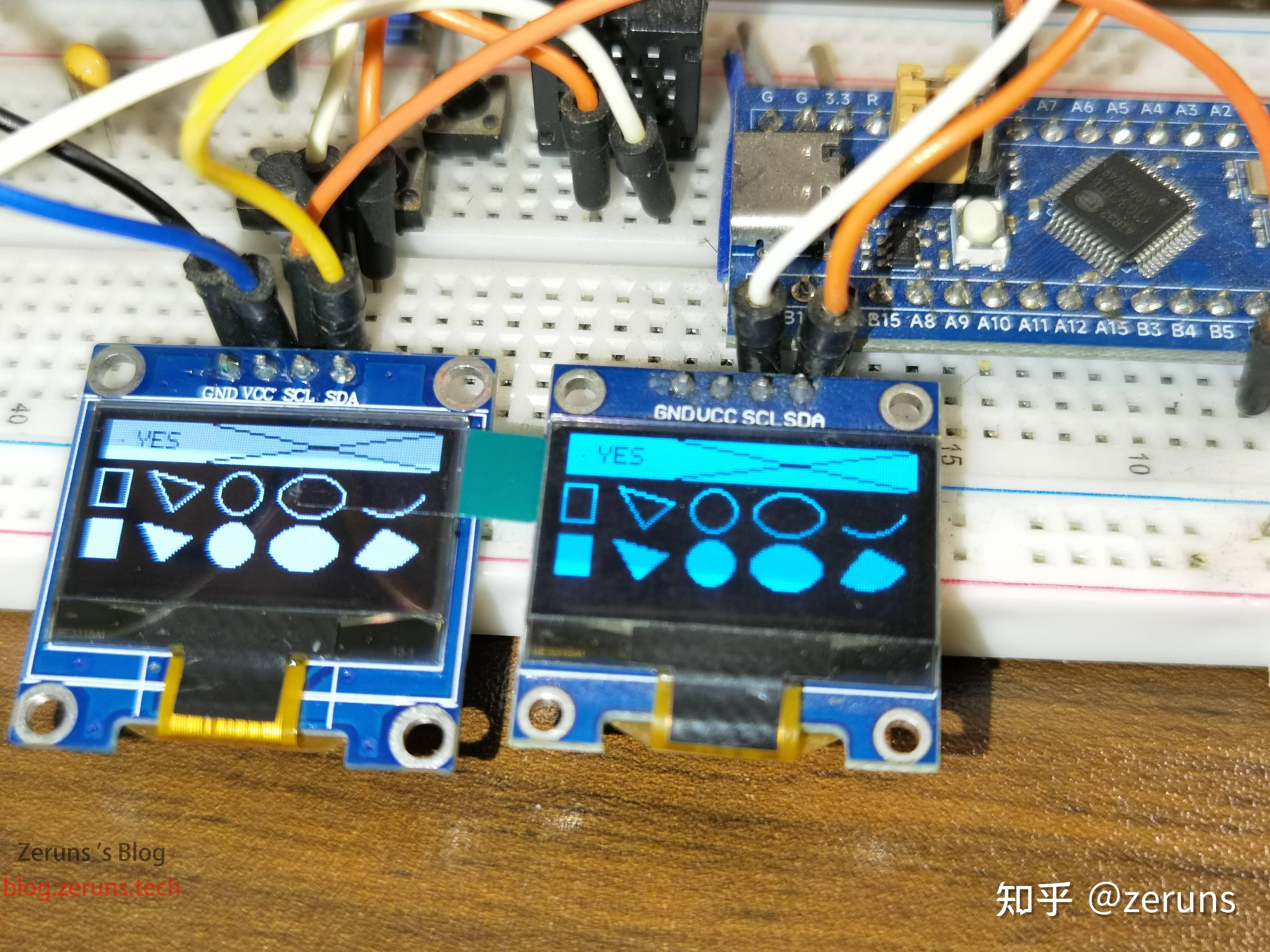 0.96寸的oled如何与stm32f103c8t6系统板连接? - 知乎
