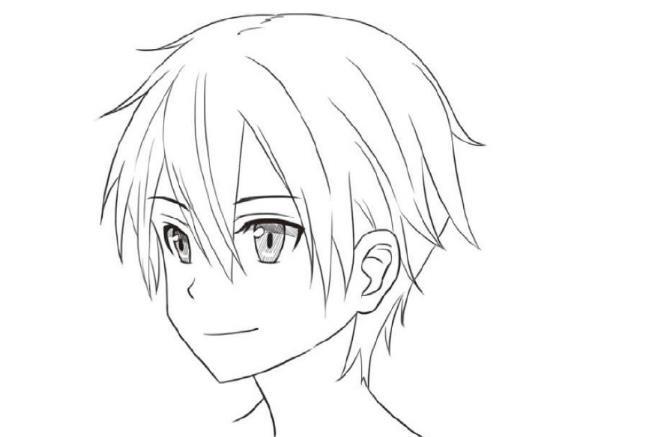 美术加网校:动漫男生侧脸画法图文教程 知乎