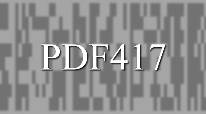 PDF417 条形码生成算法笔记 - 知乎