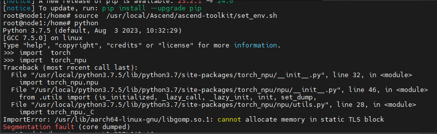 [昇腾] 执行import torch_npu 报错 - 知乎