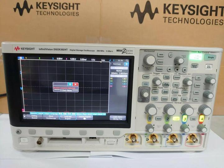 是德科技keysight DSOX3024T示波器 - 知乎