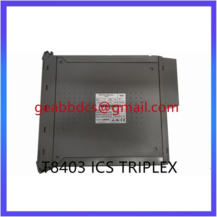 T8403 ICS TRIPLEX 实际模块而不是模拟模型 - 知乎