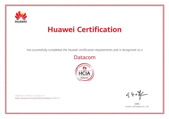 华为HCIA-Datacom认证考试好通过 - 知乎