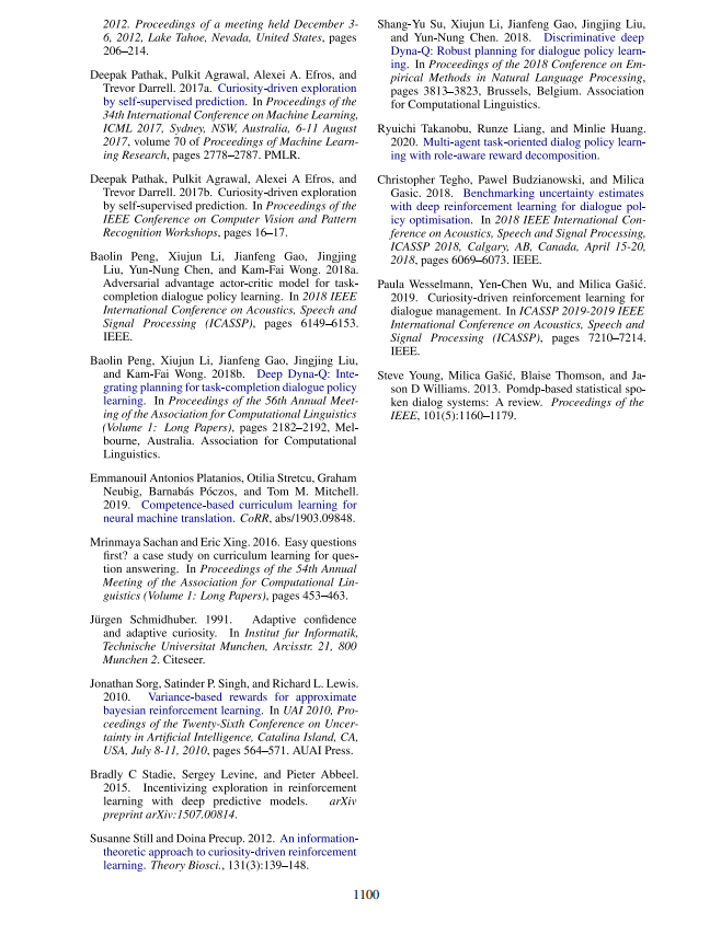 Scheduled Dialog Policy Learning: An Automatic Curriculum Learning Framework for Task-oriented ...