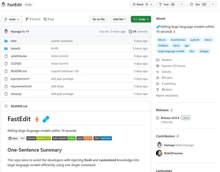 FastEdit ⚡🩹：在10秒内编辑大型语言模型 - 知乎