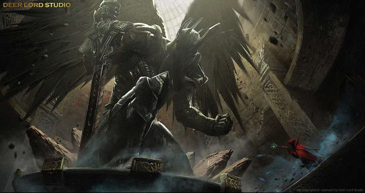 黑血，蔓延 - Deer Lord Studio《黑血》系列雕像作品《亚瑟王》初登场！ - 知乎