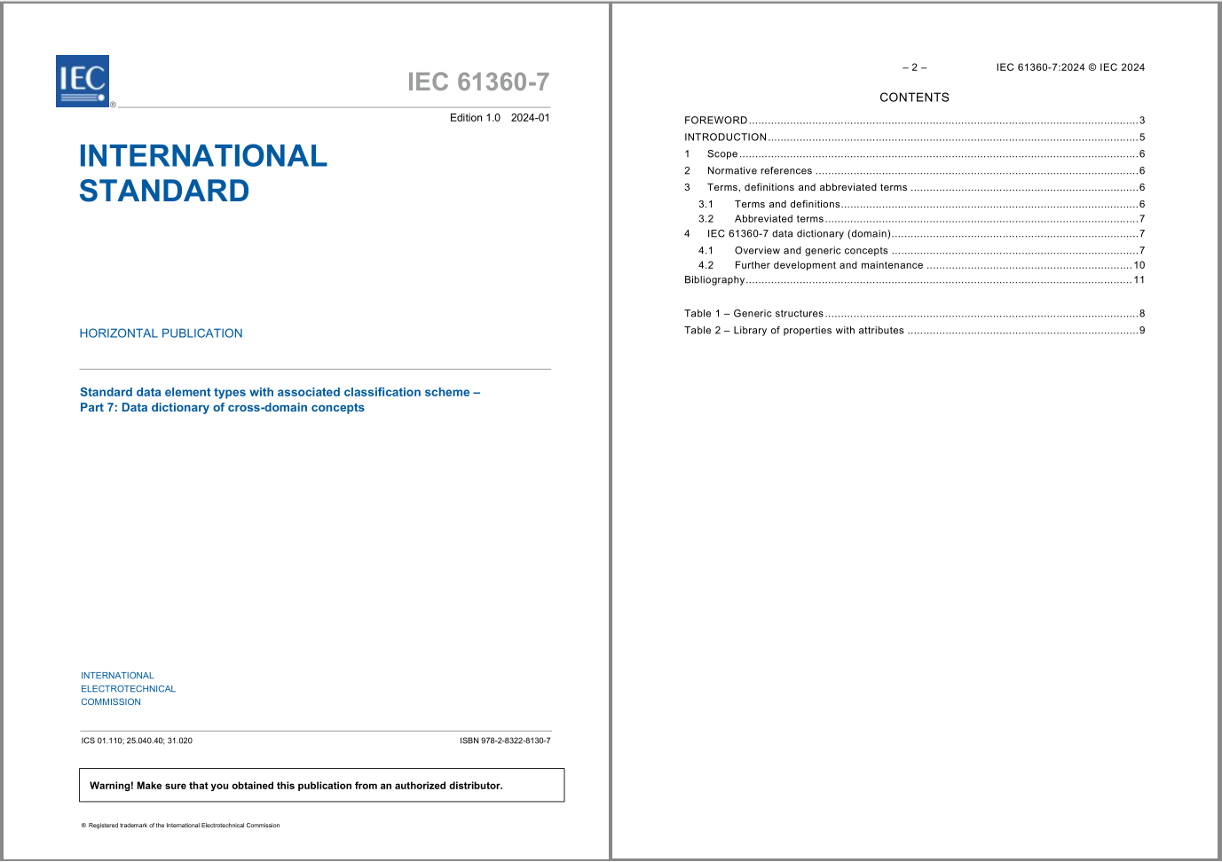 IEC 61360-7-2024【中文翻译+PDF原文】带相关分类方案的标准数据元类型 第 7 部分：跨领域概念数据字典 - 知乎